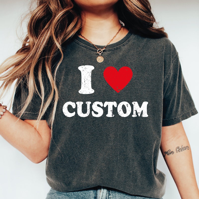 Heart T Shirt - Etsy