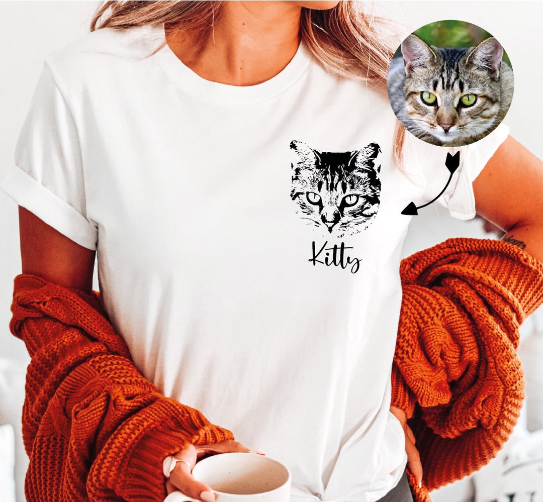 Custom Pet Shirt Pet Photo Name Custom Dog Shirt Personalized Dog Shirt ...