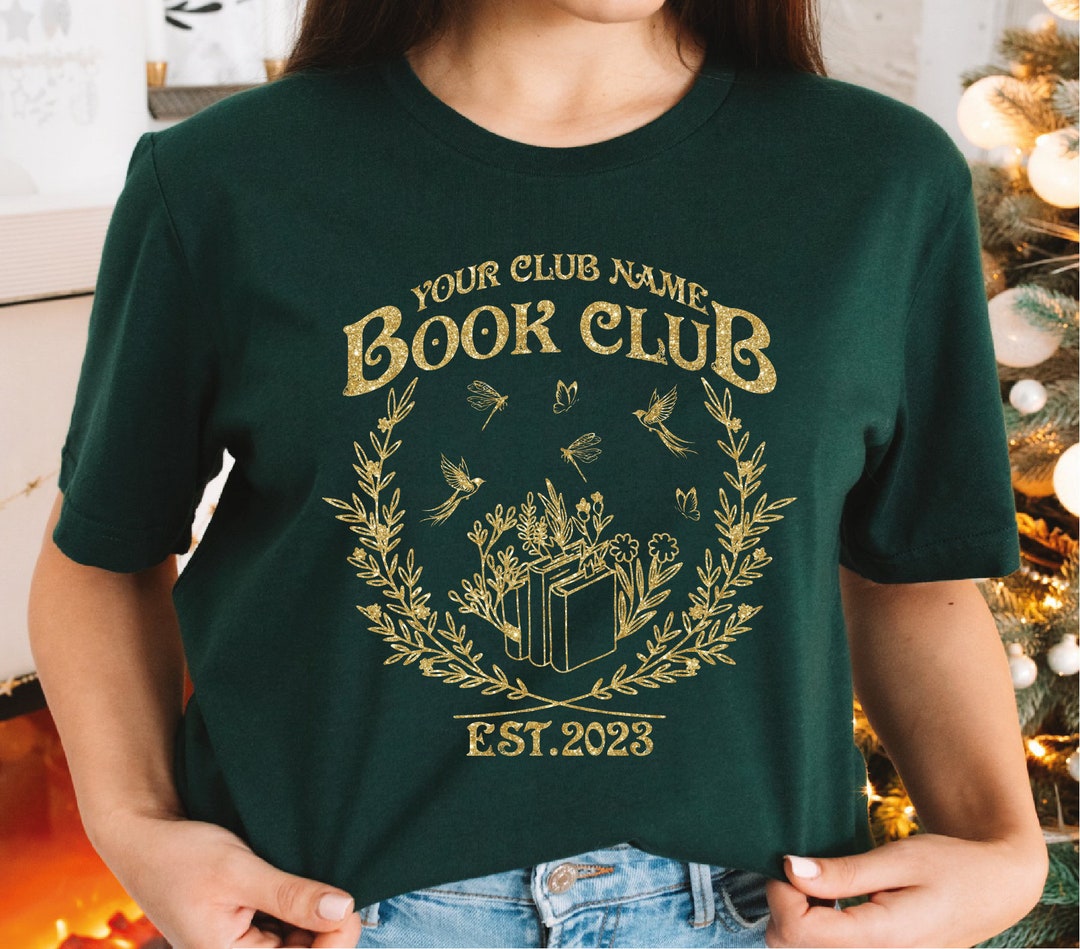 Custom Book Club Shirt, Customized Book Shirt, Book Club Since Reading ...