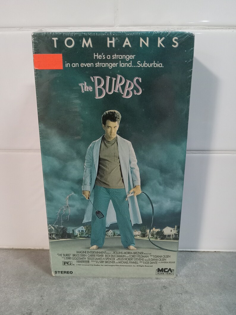 1989 the Burbs VHS Movie Tom Hanks VHS Movie Collector Unique Gift Idea Used VHS Tape Retro - Etsy