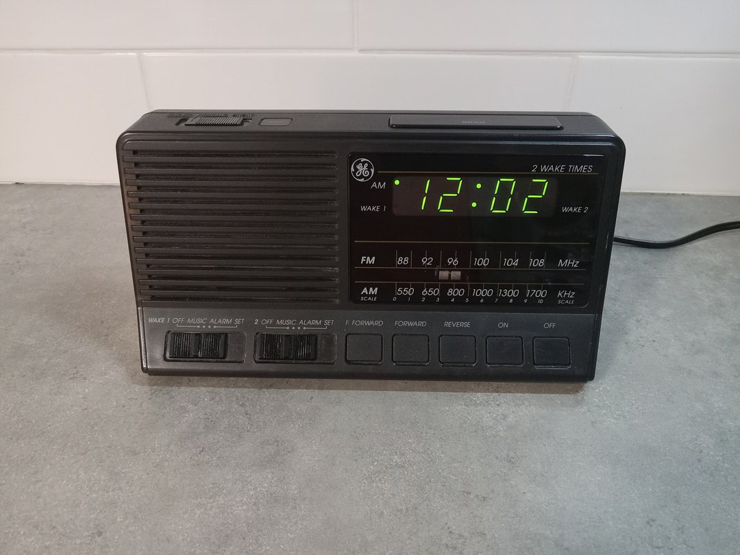 Vintage General Electric Digital Alarm Clock Model No 0-7-4648A Tested ...
