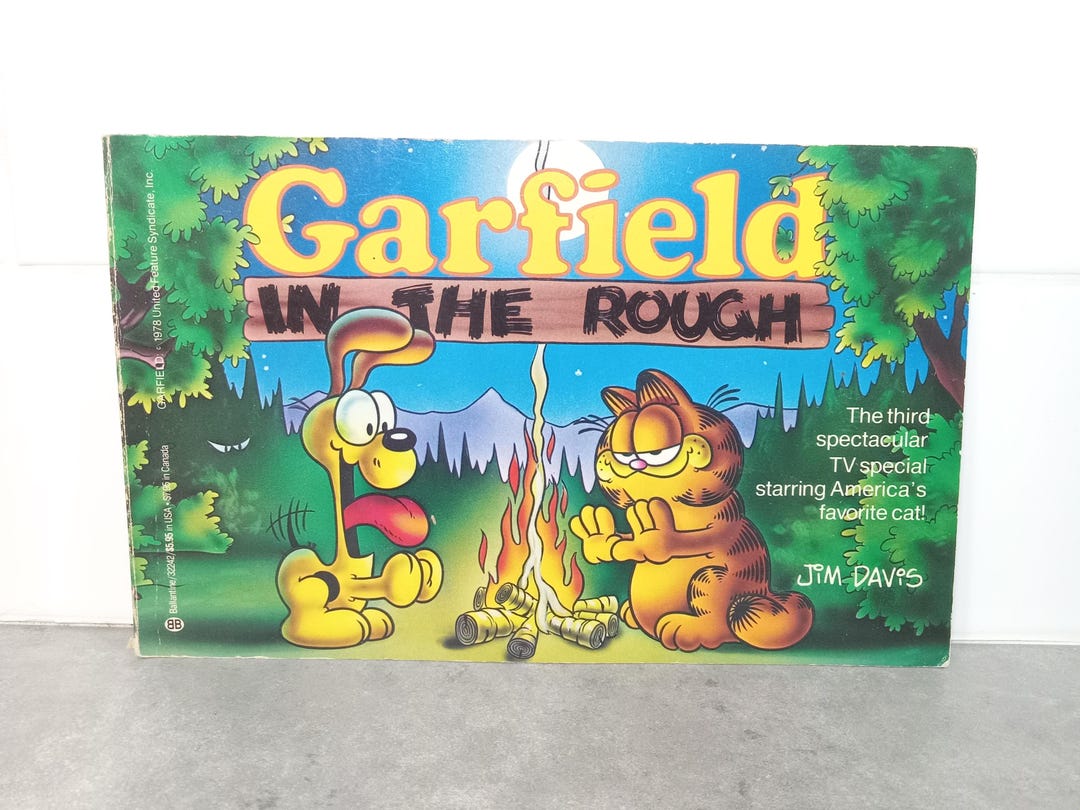 1984 Garfield in the Rough Used Comic Book Color Jim Davis | Book ...