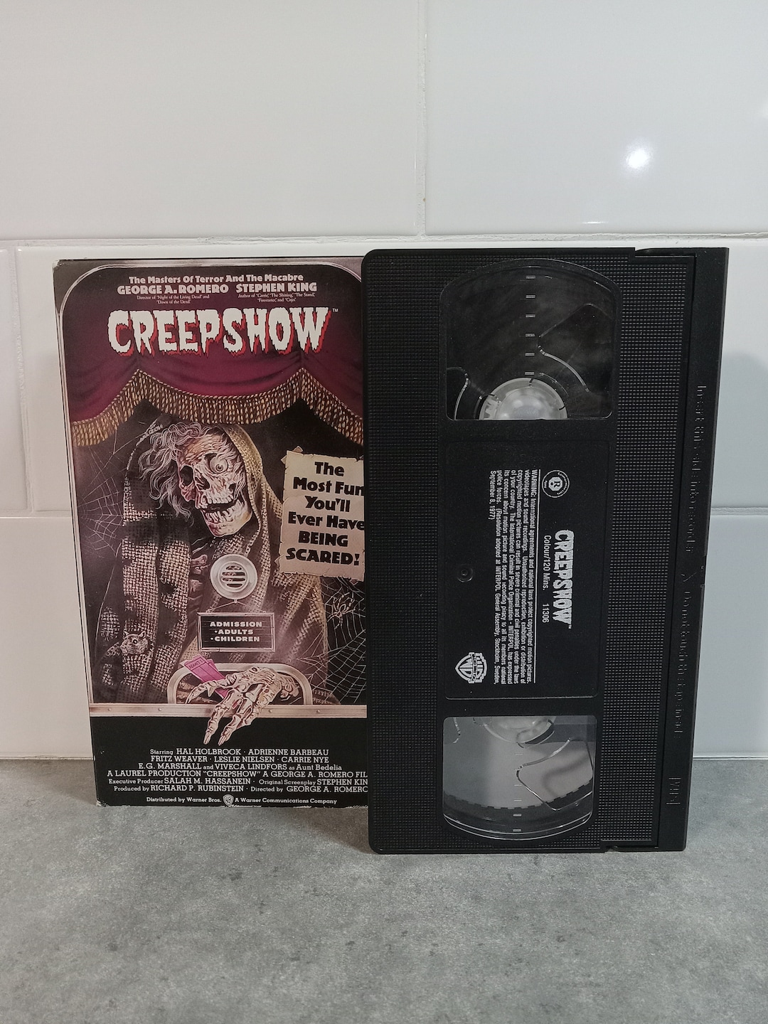 1982 Creepshow VHS Horror Movie George A. Romero Stephen King 1987 ...