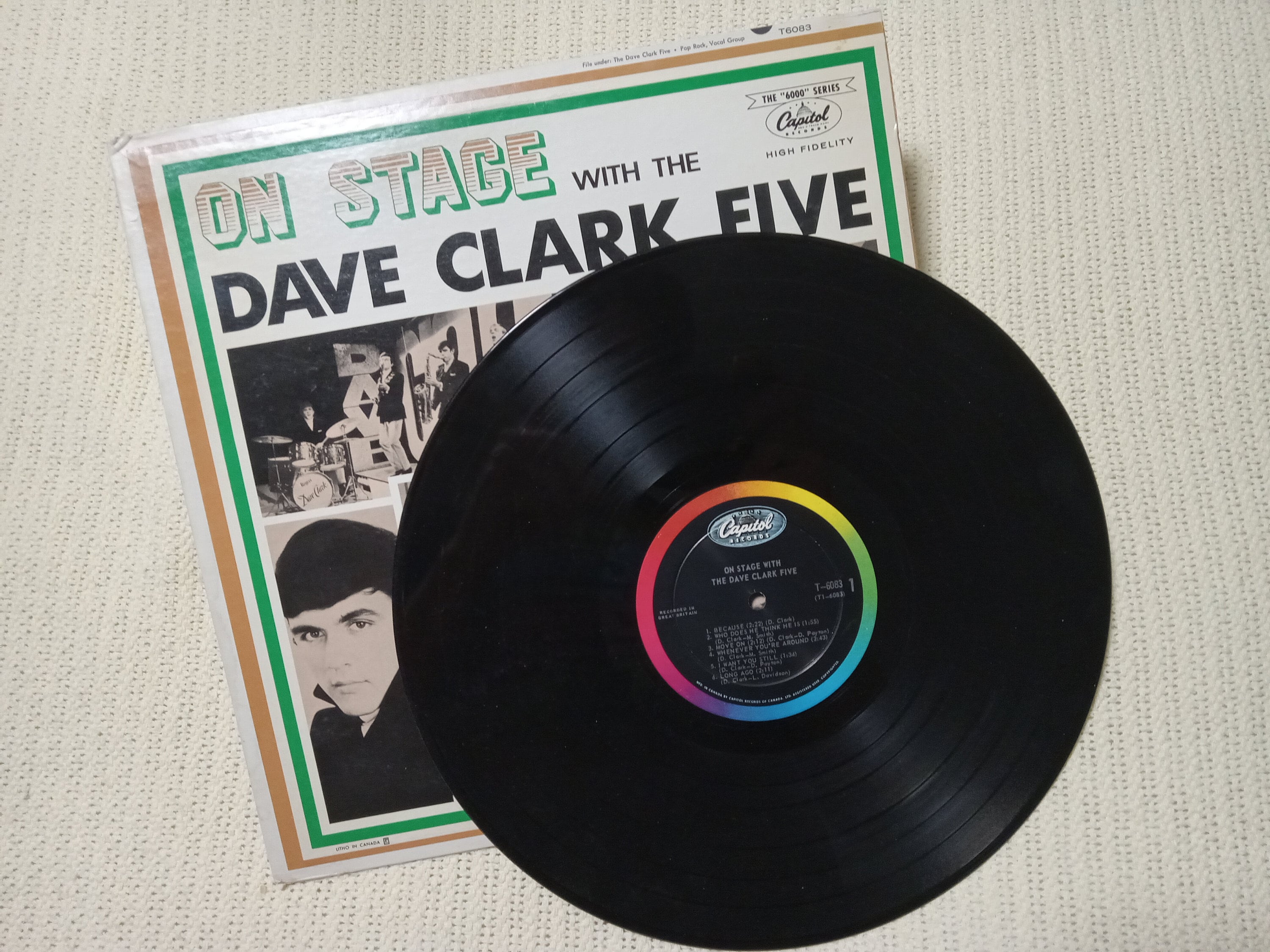 1964 on Stage With the Dave Clark Five Vinyl LP Album Mono - Etsy