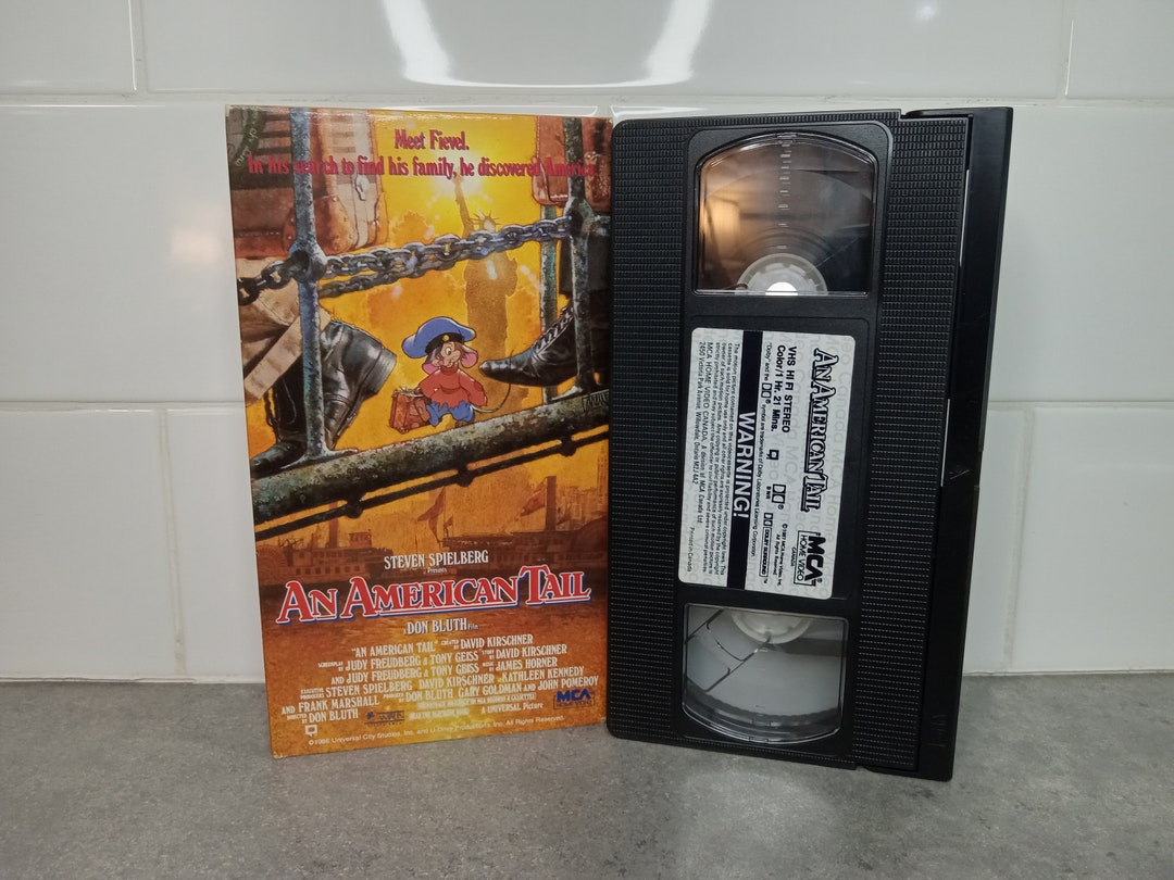 1986 an American Tail Animated VHS Movie Steven Spielberg | VHS Movie ...