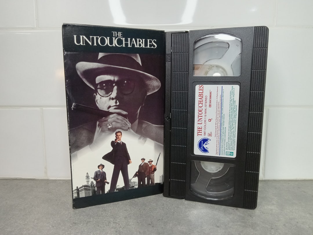1987 the Untouchables VHS Movie Kevin Costner Robert De Niro Sean Connery | VHS Movie Collector ...