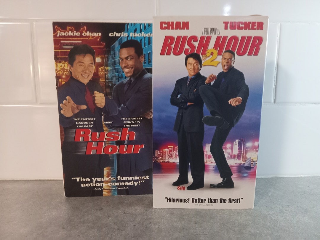 1998 Rush Hour & 2001 Rush Hour 2 VHS Movies Two Tapes | VHS Movie ...