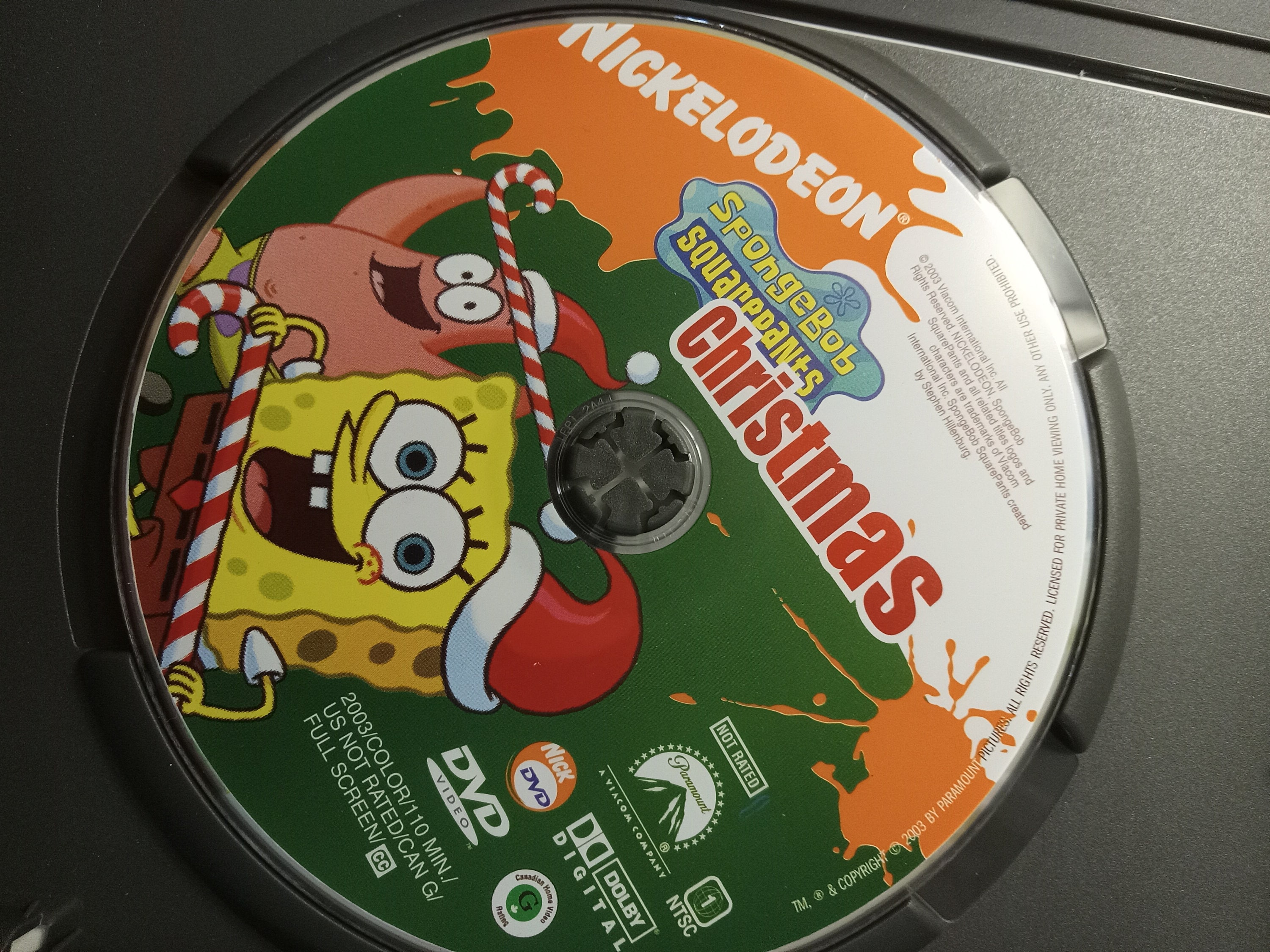 2003 Spongebob Squarepants Christmas Used DVD - Etsy