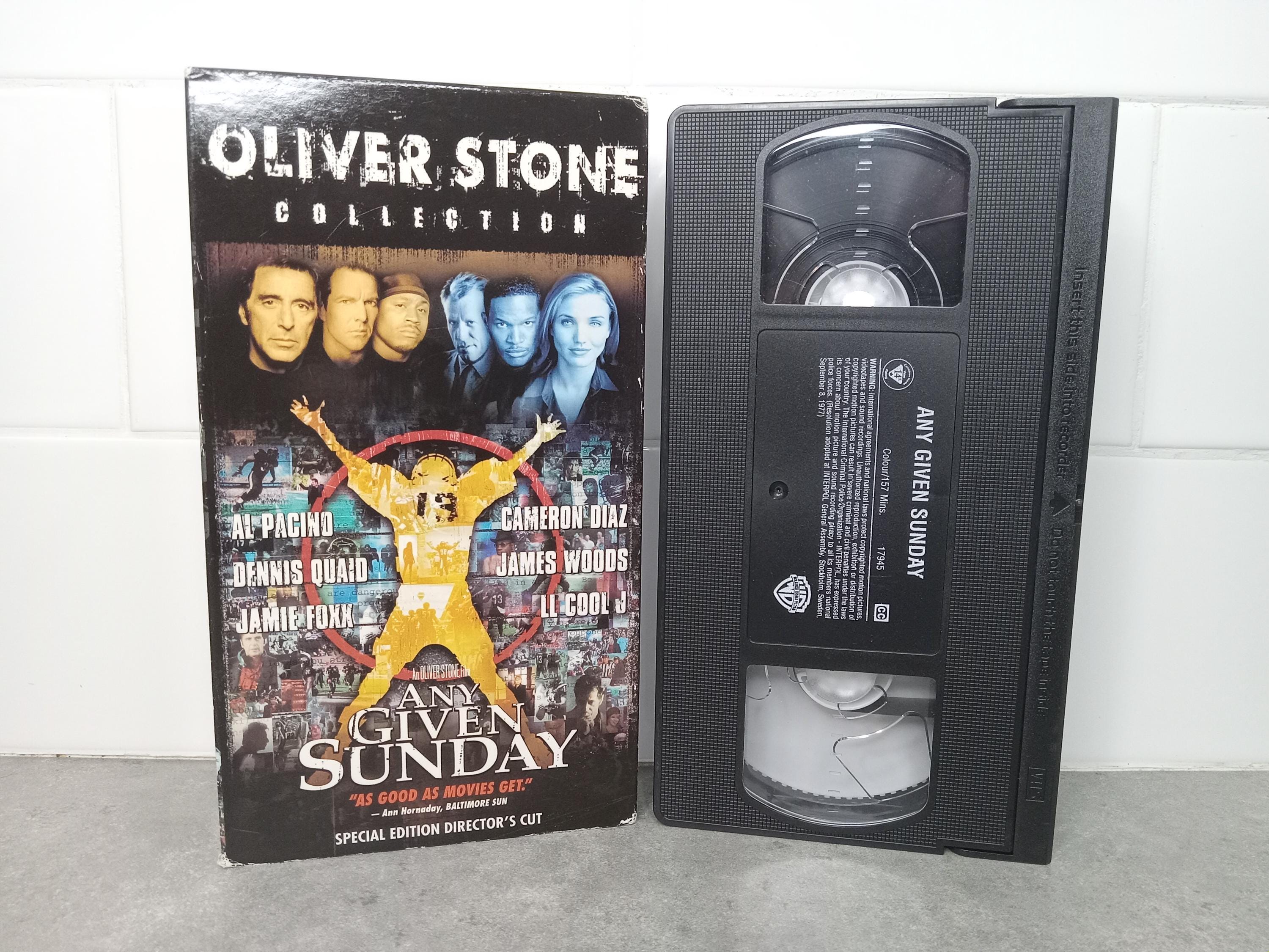 1999 Any Given Sunday VHS Movie | VHS Movie Collector | Unique Gift ...