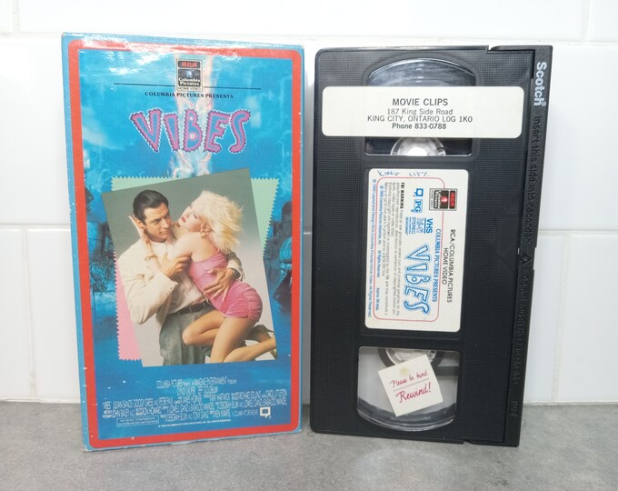 1988 Vibes VHS Movie Cyndi Lauper Jeff Goldblum | VHS Movie Collector ...