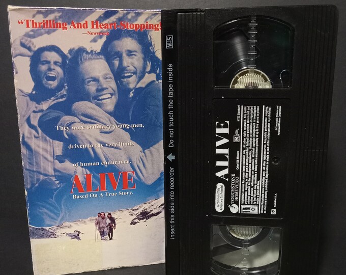 1993 ALIVE VHS Movie, Ethan Hawke, Vincent Spano, Drama/disaster Used ...