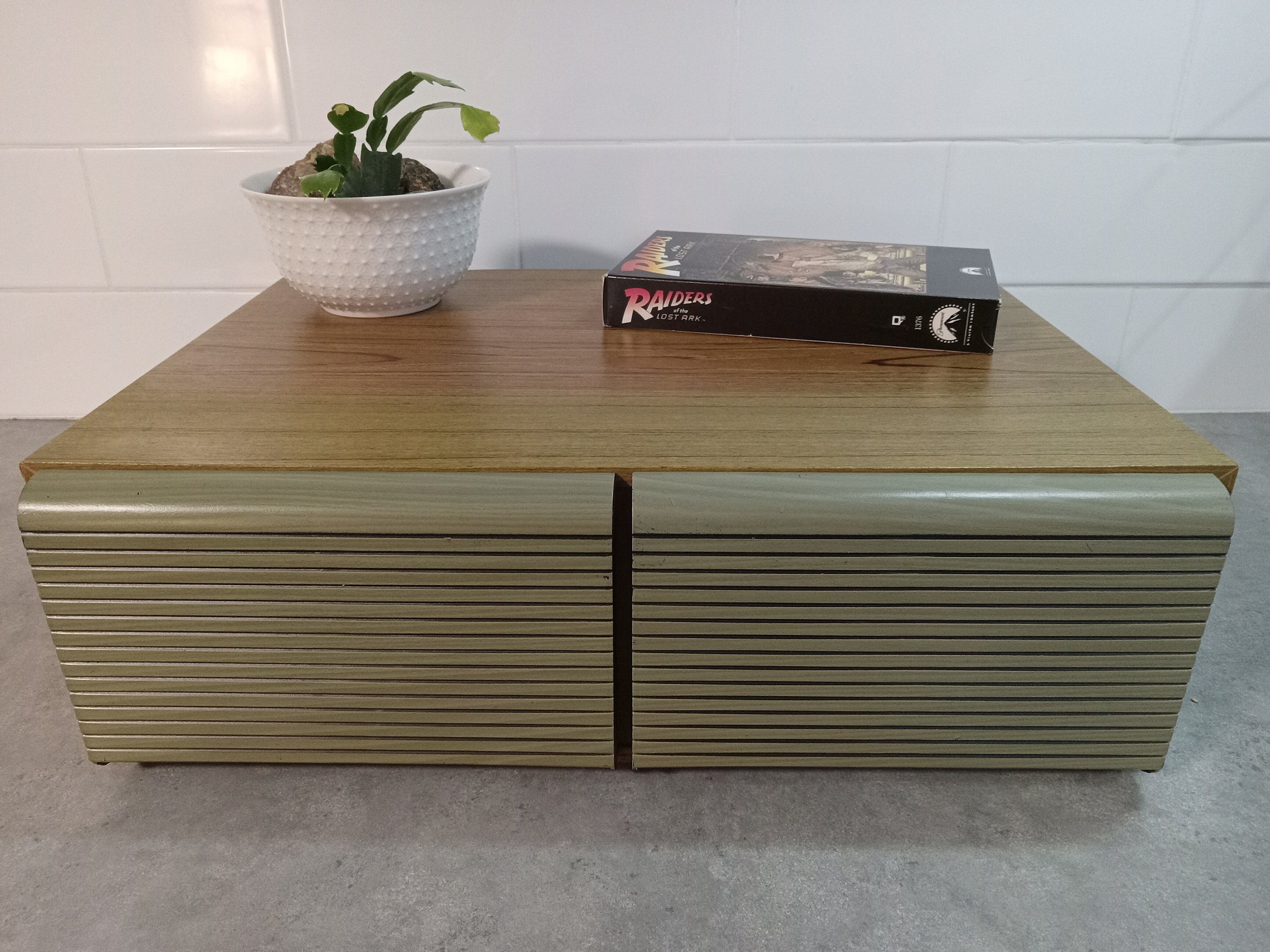 Vintage VHS TAPE Cabinet Movie Storage Drawers Holds up to - Etsy Canada