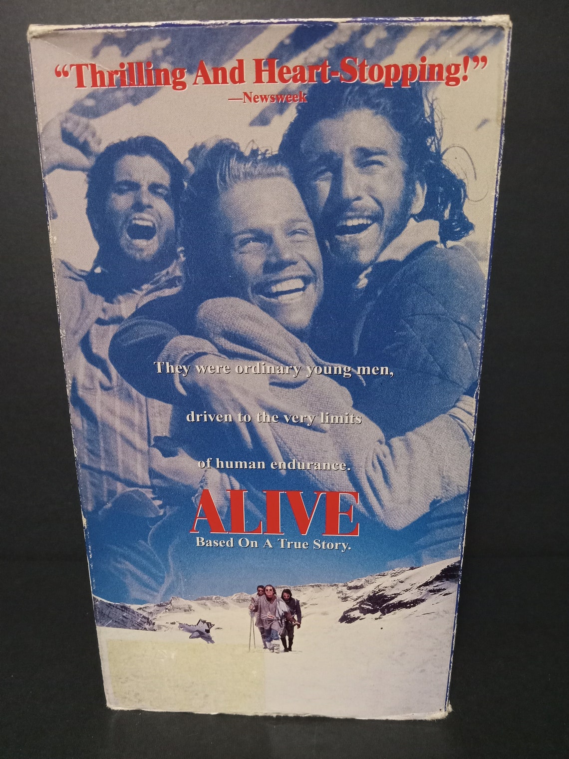 1993 ALIVE VHS Movie, Ethan Hawke, Vincent Spano, Drama/disaster Used ...