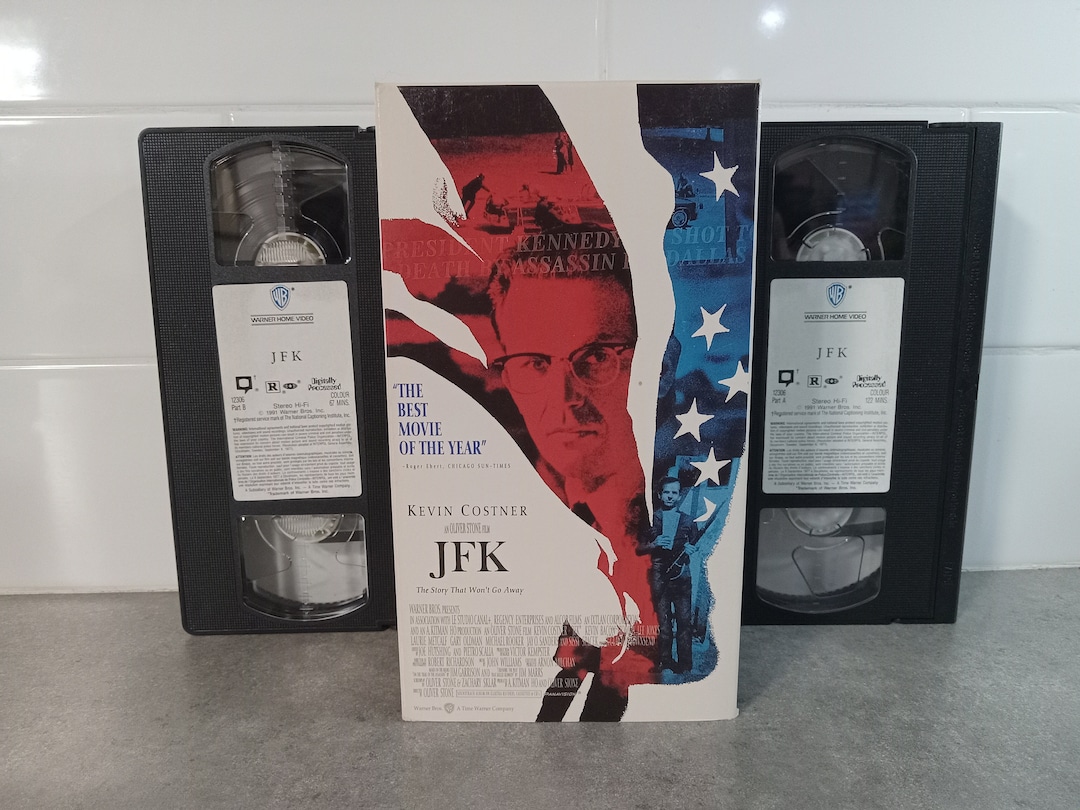 1991 JFK VHS Movie 2 Tapes | VHS Movie Collector | Unique Gift Idea ...