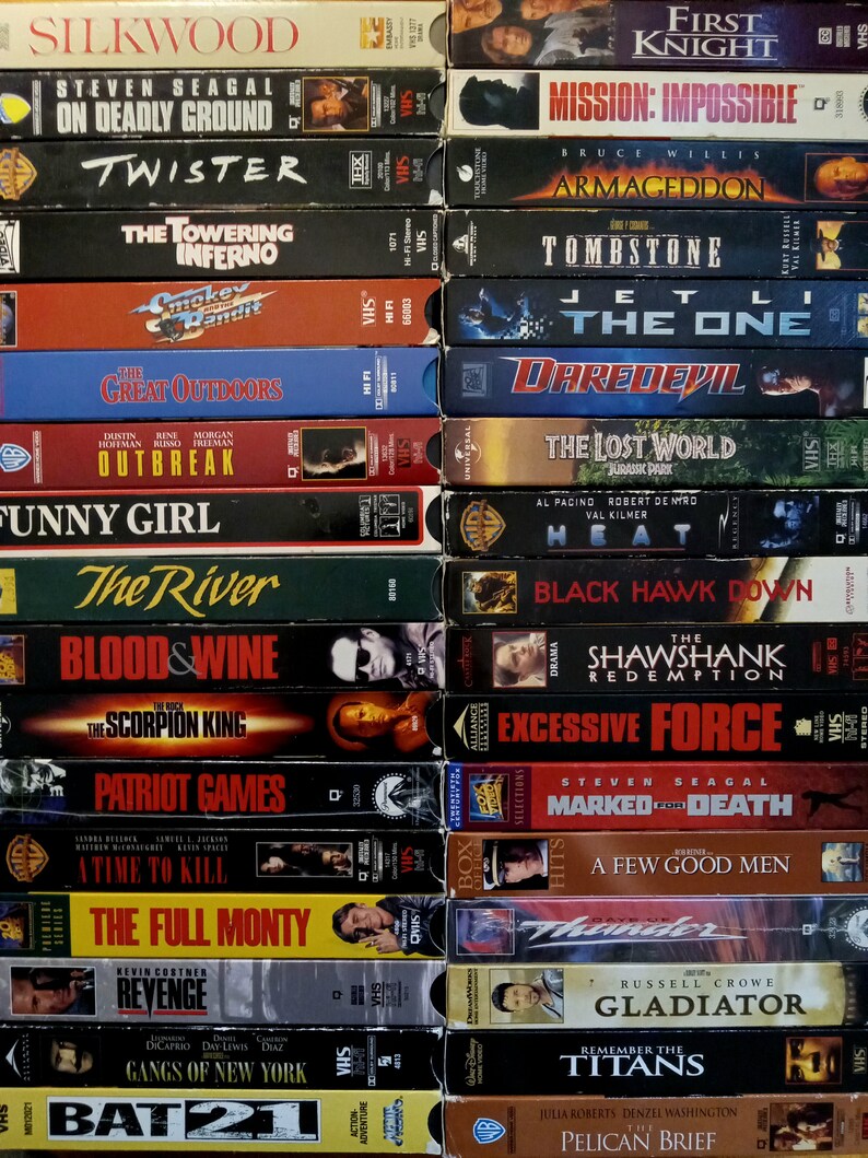 VHS Movie Tapes PICK ONE: Action, Comedy, Cult Classics, Thriller and ...