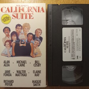 1989 California Suite VHS Movie, Jane Fonda Bill Cosby Richard Pryor ...