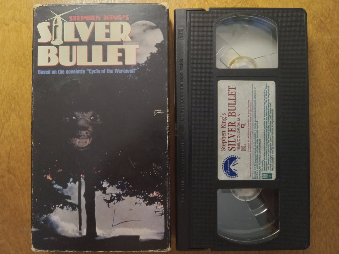 1985 Silver Bullet VHS Movie Stephen King Horror Used Vhs - Etsy