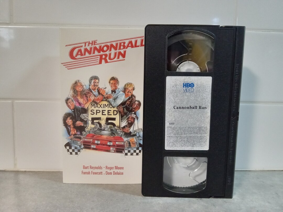 1981 Cannonball Run VHS Movie Burt Reynolds Roger Moore | VHS Movie ...