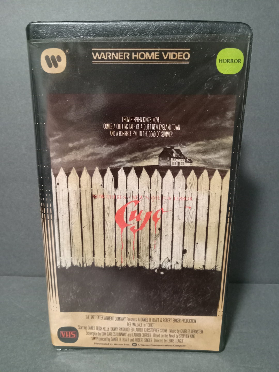 1984 Cujo - Horror Clamshell VHS Tape Nostalgia | VHS Movie Collector | Unique Gift Idea | Used ...