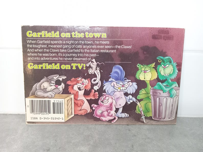 1983 Garfield on the Town Used Comic Book Jim Davis Color | Book ...