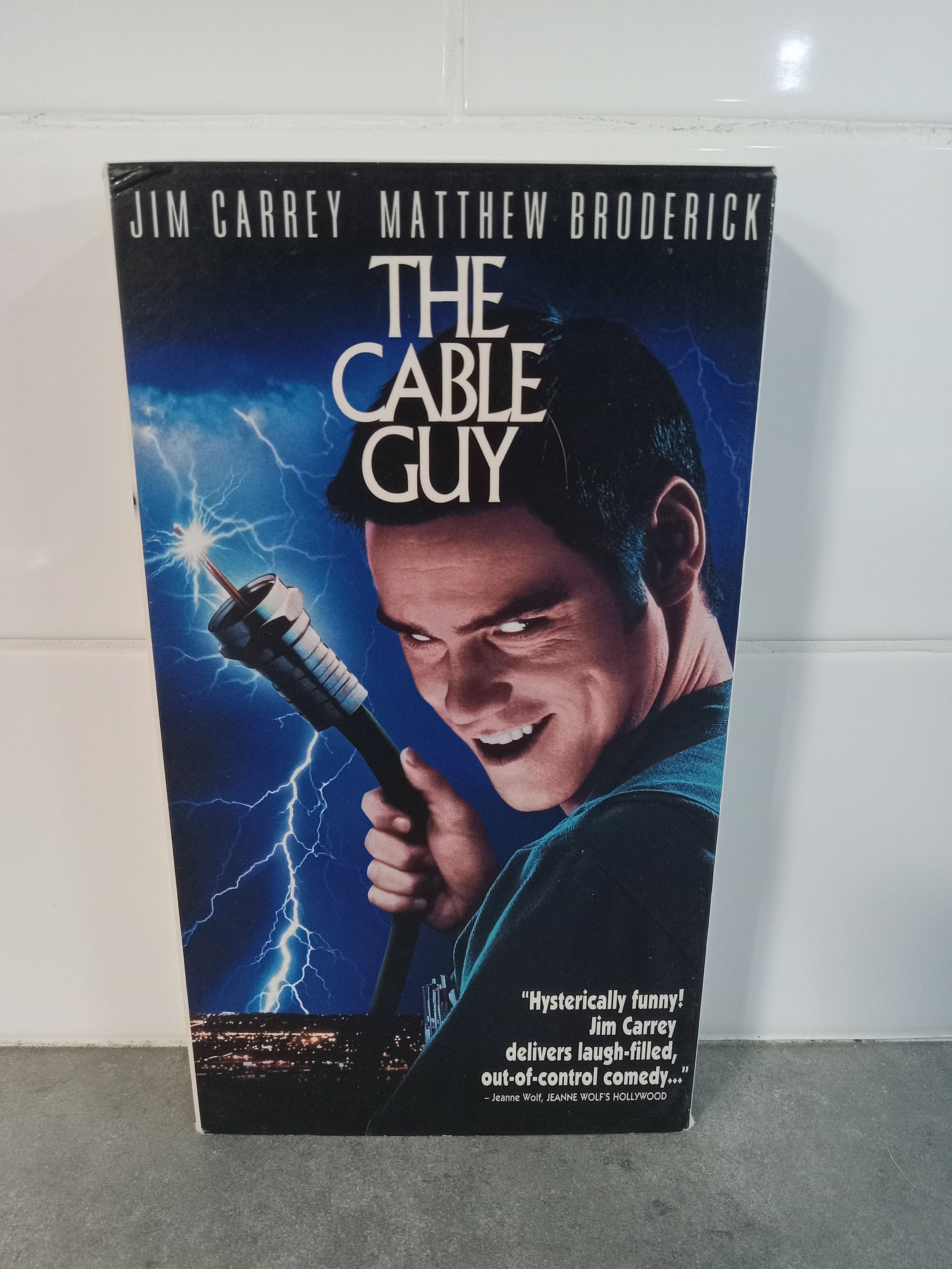 1996 the Cable Guy VHS Movie Jim Carrey Matthew Broderick VHS Movie ...