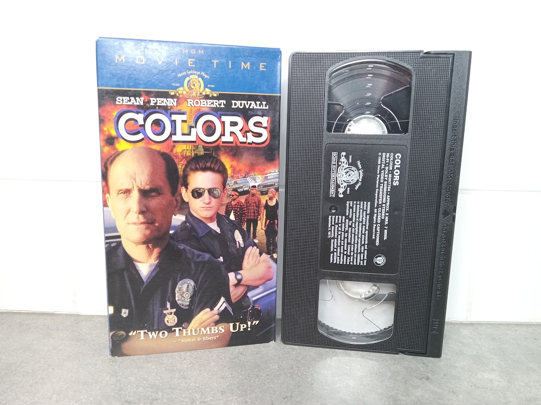 1988 Colors VHS Movie Seam Penn Robert Duvall | VHS Movie Collector ...