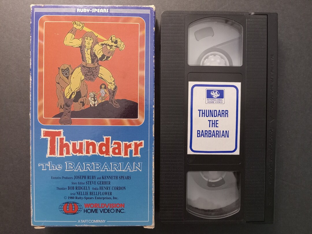 1980 Thundarr the Barbarian VHS Movie Interglobal Home Video 1987 ...