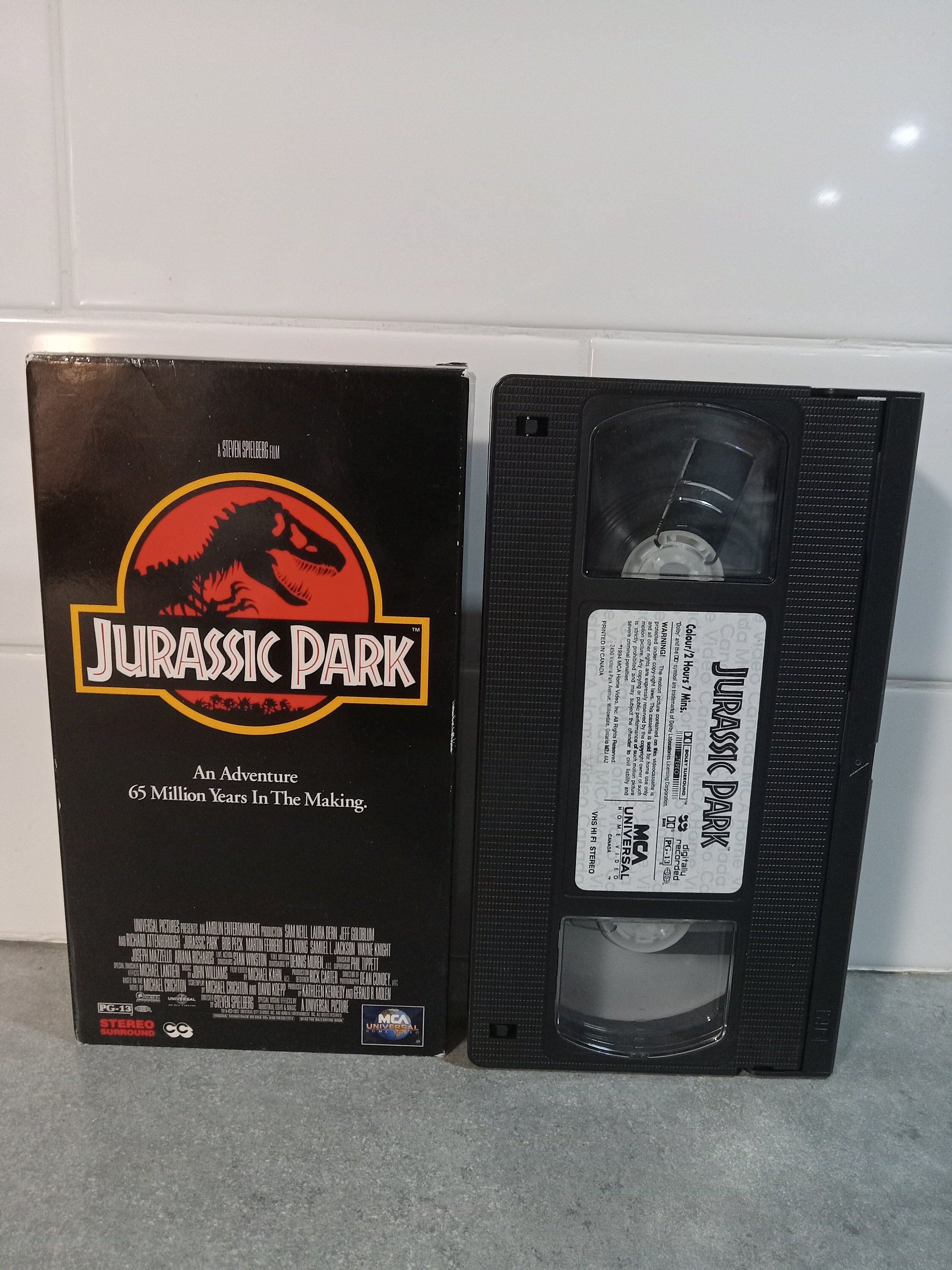 Jurassic Park VHS Trilogy Jurassic Park the Lost World Jurassic Park ...