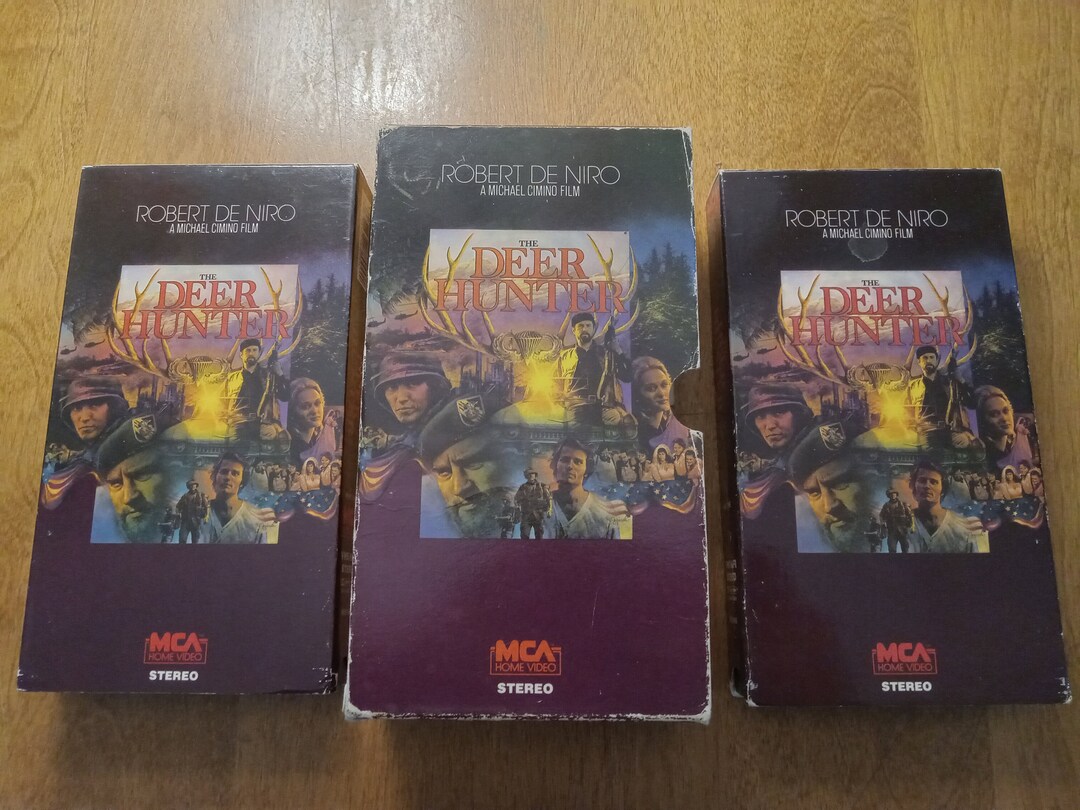 1978 the Deer Hunter VHS Boxset - 2 Tapes - Robert De Niro War/western ...