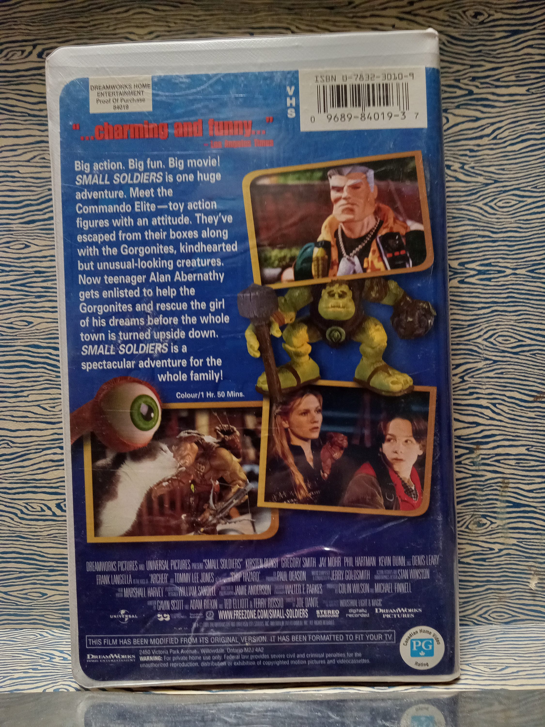 1998 Small Soldiers Clamshell VHS Movie VHS Movie Collector Unique Gift ...