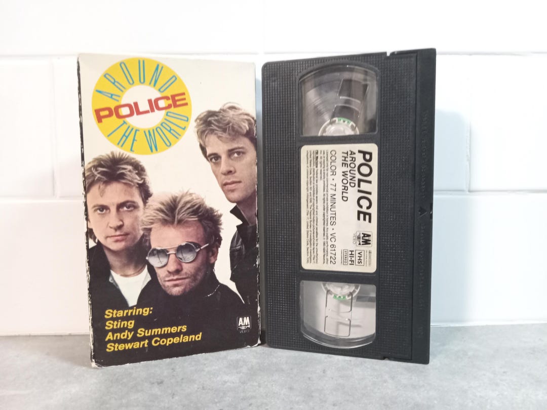 1983 Police - Around the World VHS Movie | VHS Movie Collector | Unique ...