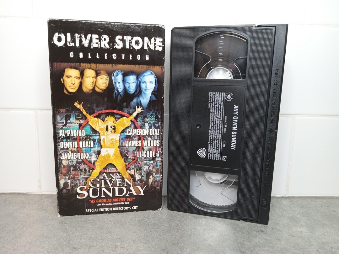 1999 Any Given Sunday VHS Movie Al Pacino Dennis Quade Jamie Foxx | VHS ...