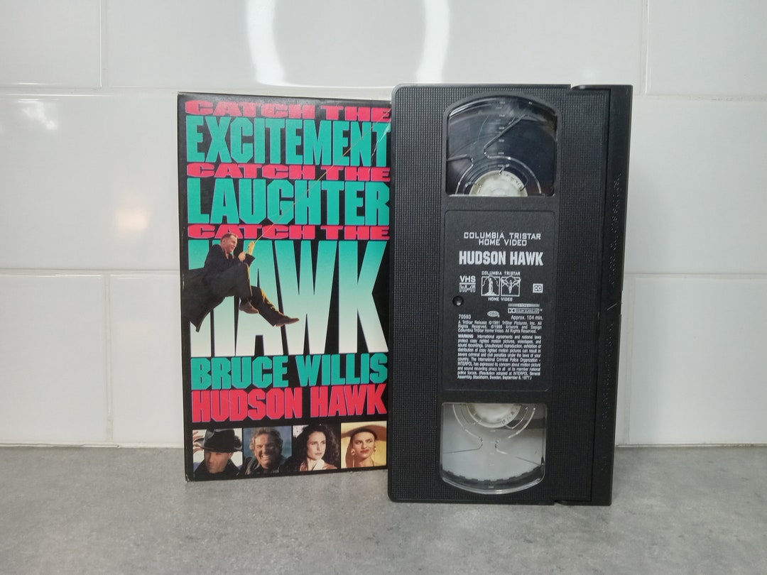 1991 Hudson Hawk VHS Movie | VHS Movie Collector | Unique Gift Idea ...