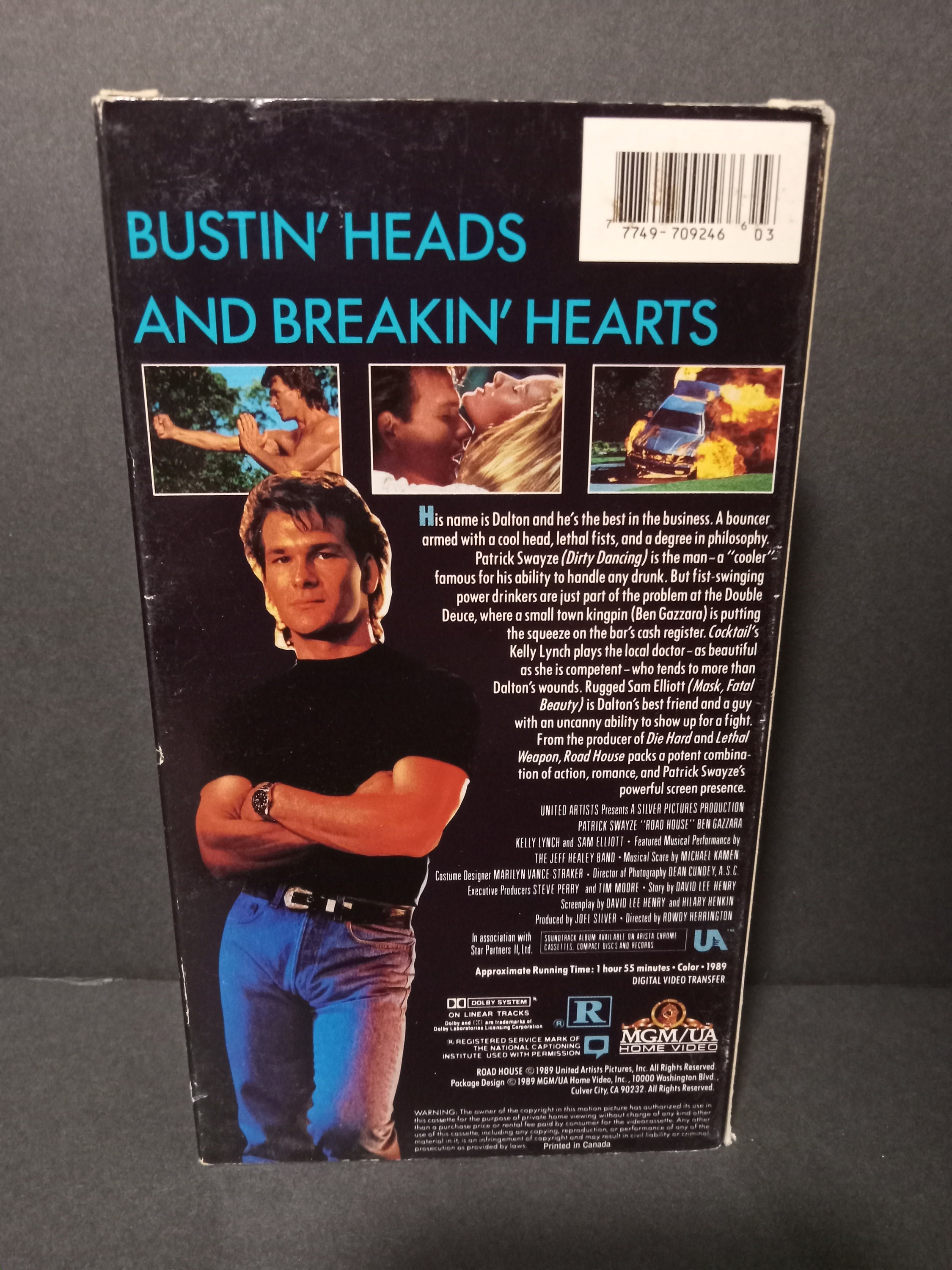 1989 Road House Action/western VHS Tape Nostalgia VHS Movie Collector ...