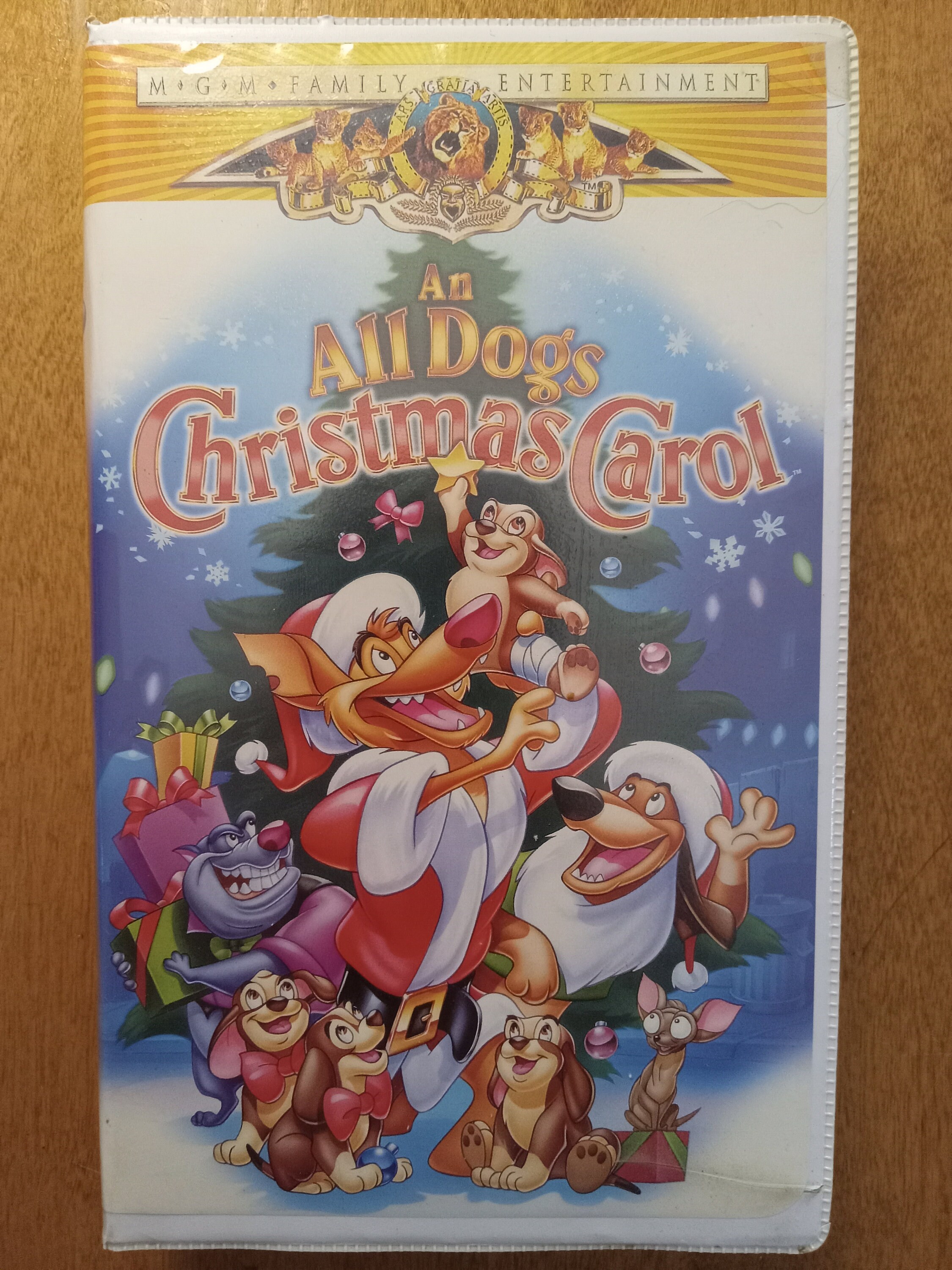 1998 an All Dogs Christmas Carol VHS Movie, Used Vhs Clamshell ...