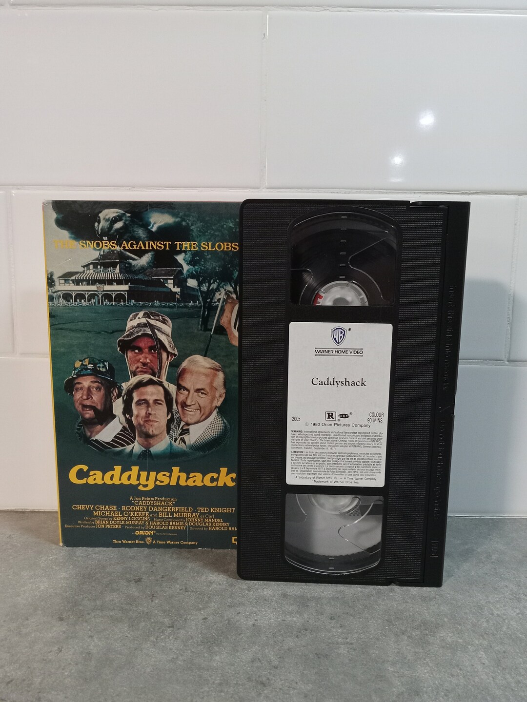 1980 Caddyshack VHS Movie Chevy Chase Bill Murray VHS Movie Collector ...