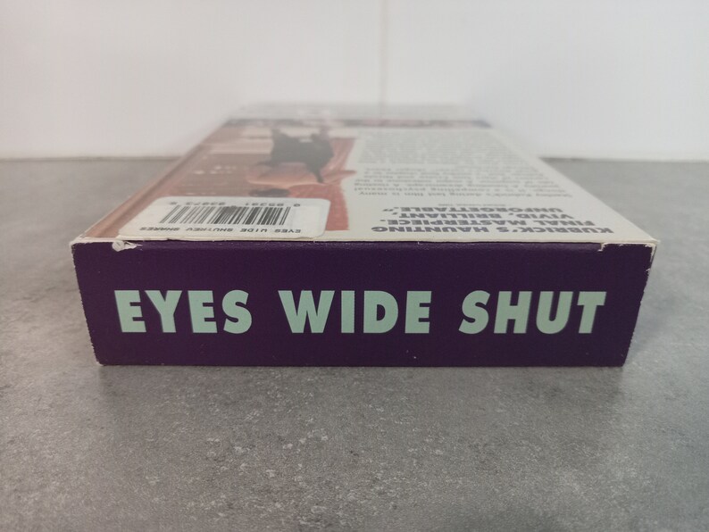 1999 Eyes Wide Shut VHS Movie Stanley Kubrick VHS Movie Collector ...