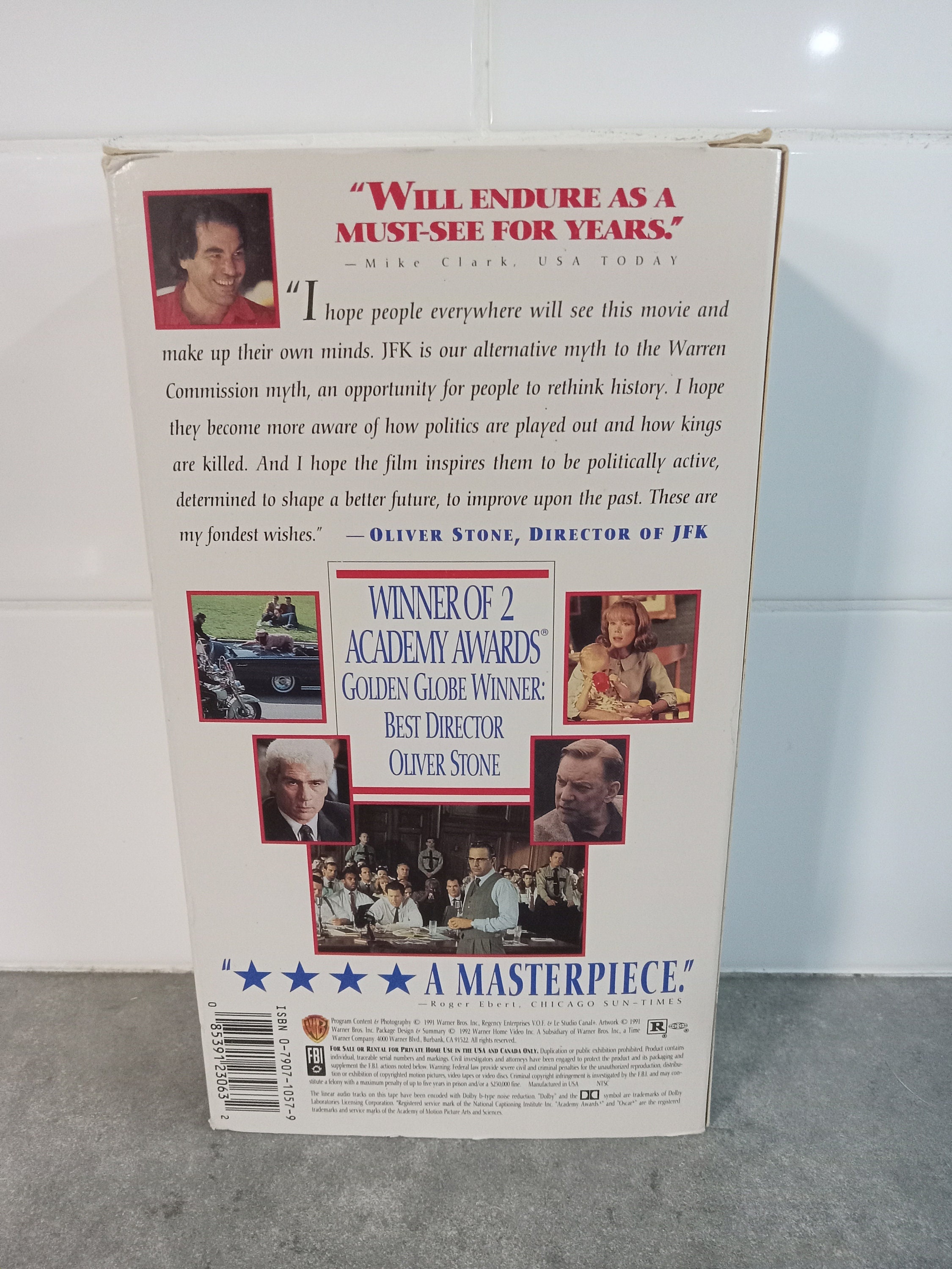 1991 JFK VHS Movie 2 Tapes | VHS Movie Collector | Unique Gift Idea ...