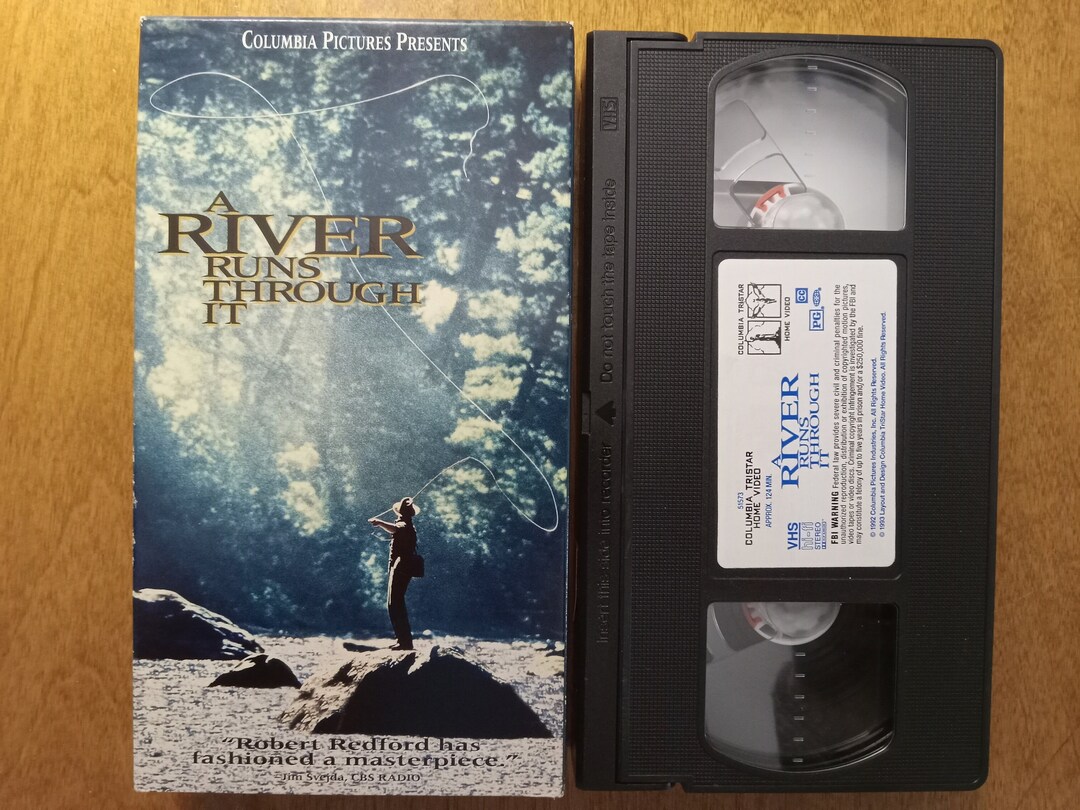 1992 A River Runs Through It VHS Movie Brad Pitt Craig Sheffer Western ...