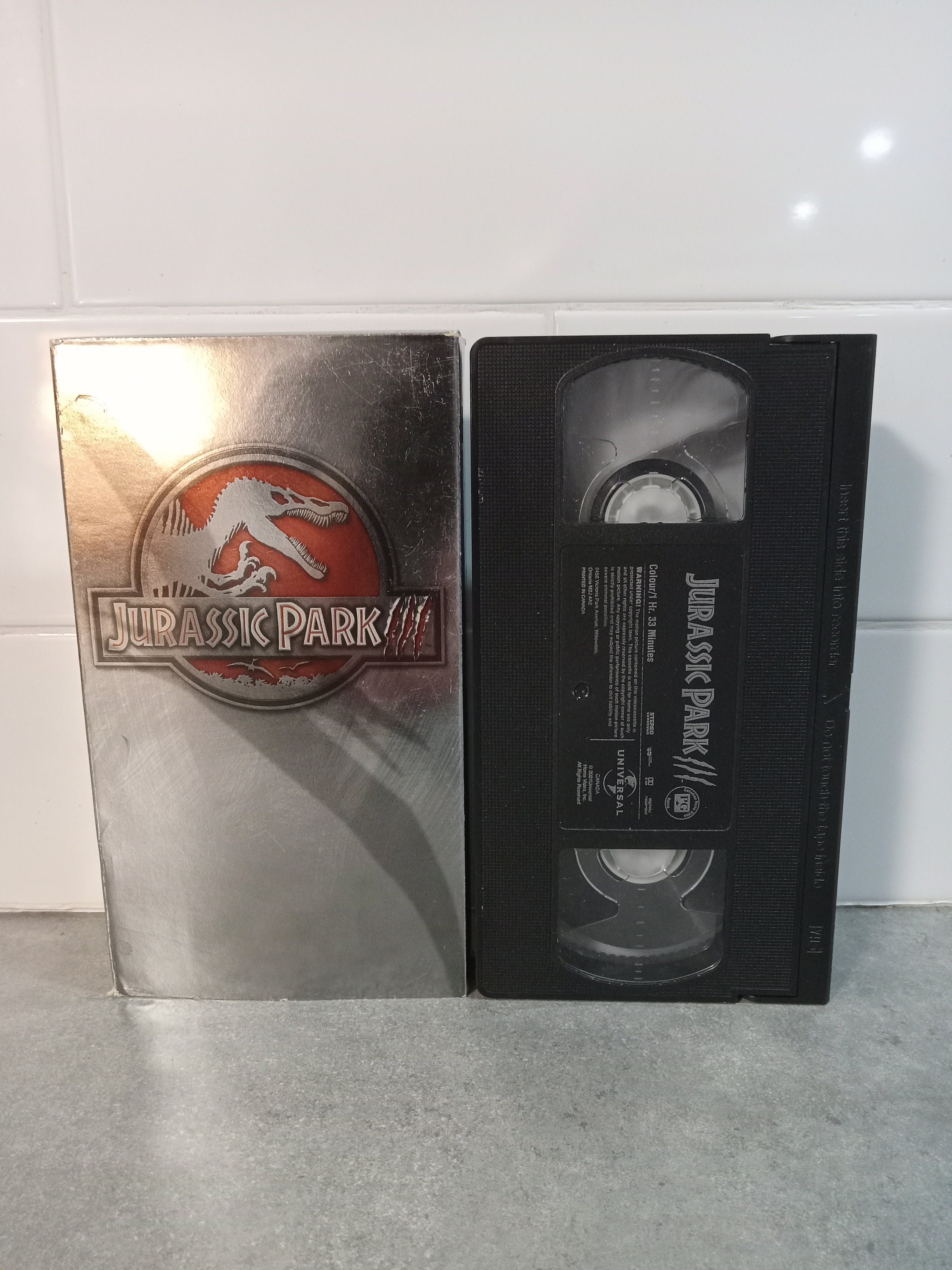 Jurassic Park VHS Trilogy Jurassic Park the Lost World Jurassic Park ...