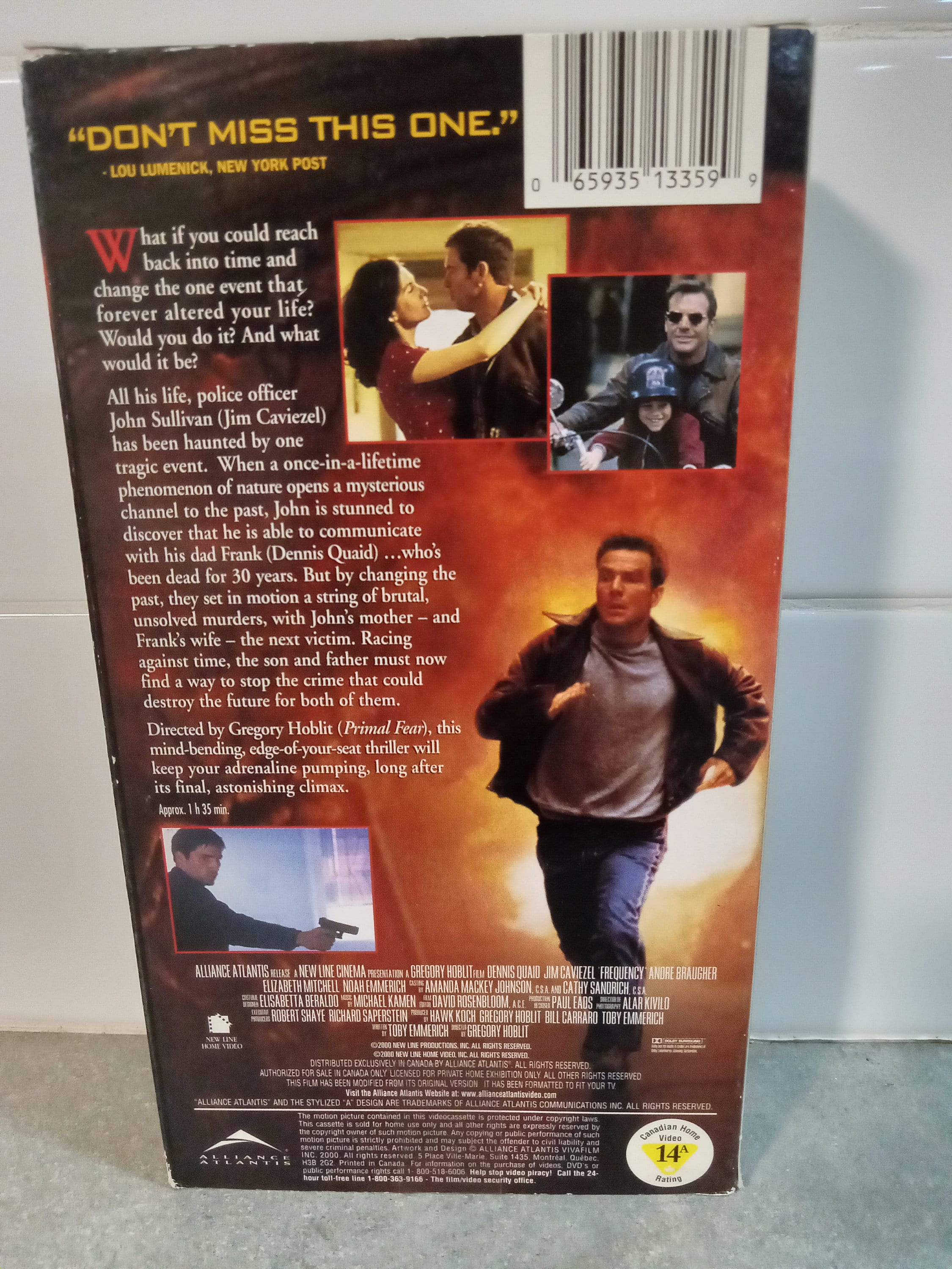 2000 Frequency VHS Movie Dennis Quad VHS Movie Collector Unique Gift ...