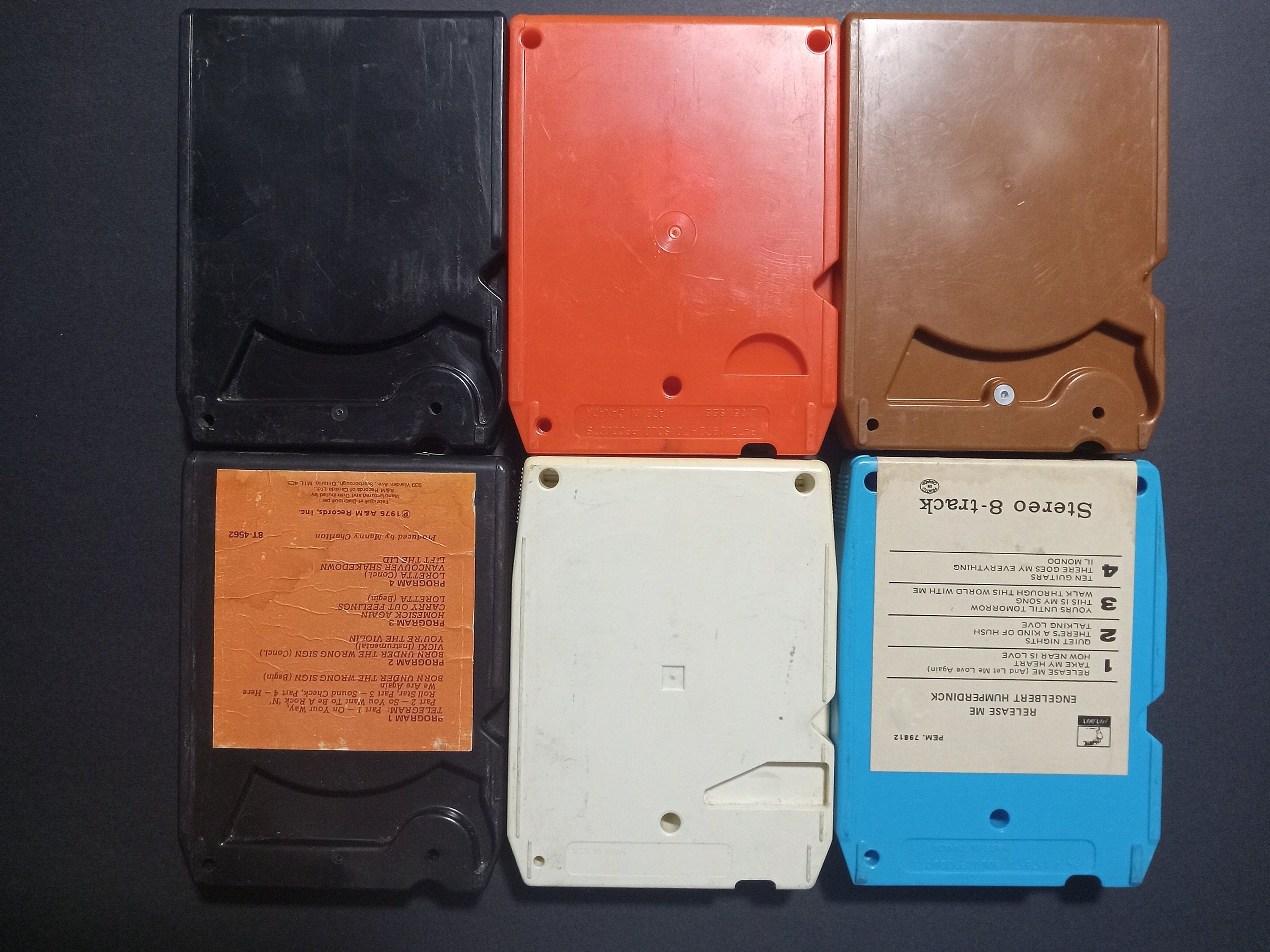 Used Vintage 8 Track Tapes, Retro 8-track Tapes, Kiss, Jefferson ...