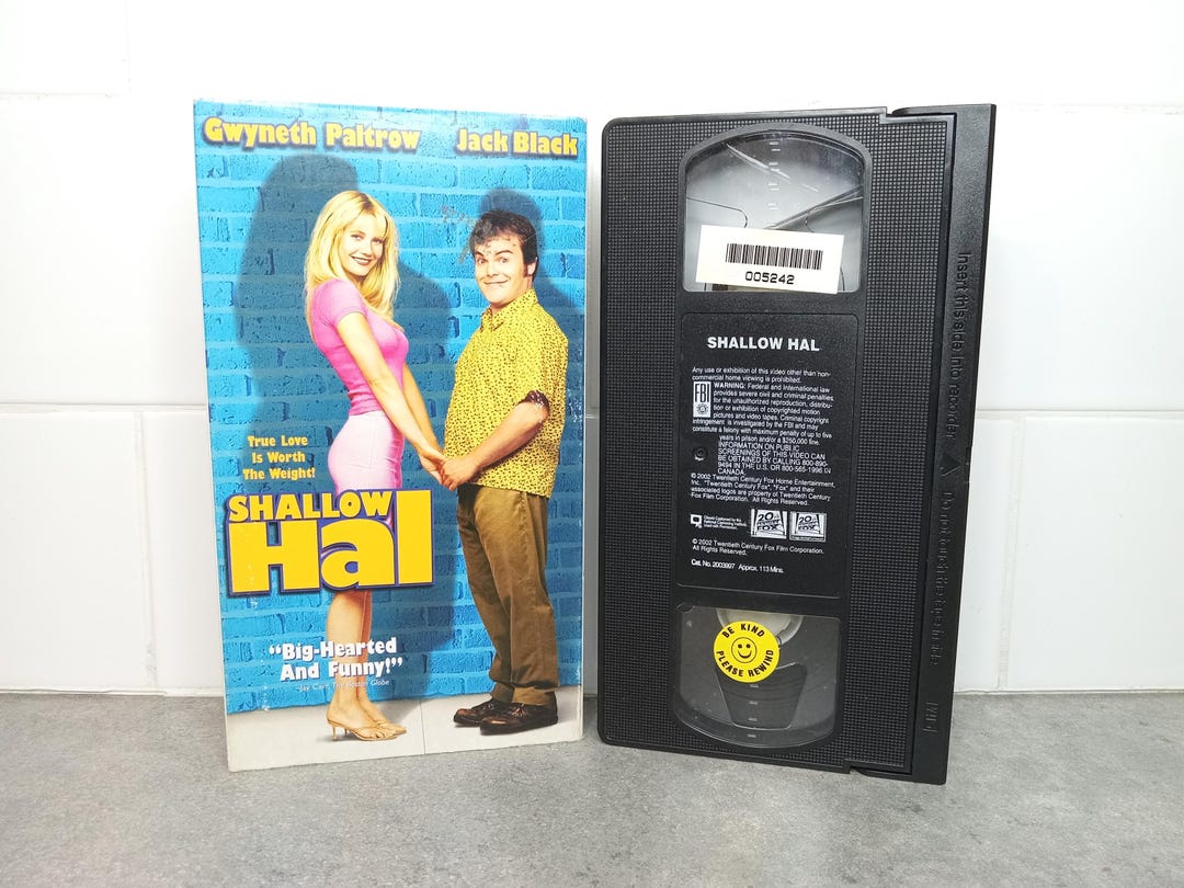 2001 Shallow Hal VHS Movie Jack Black Gwyneth Paltrow | VHS Movie ...