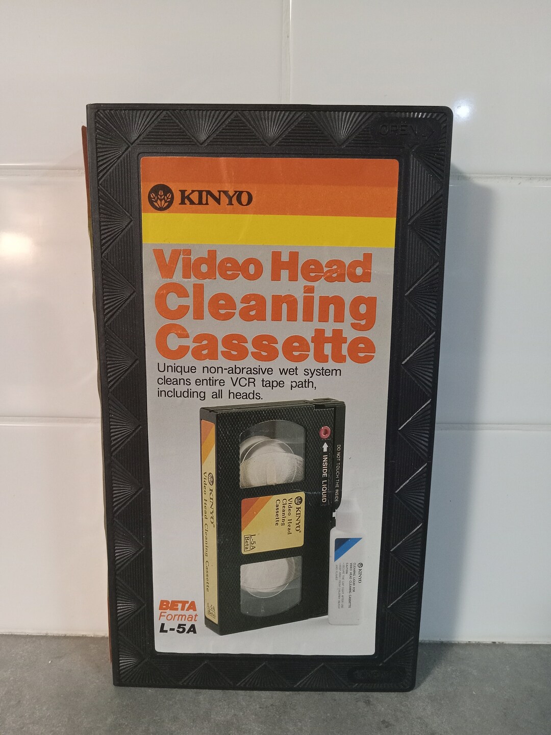 Kinyo Video Head Cleaning Cassette BETA Format L-5A | Unique Gift Idea | Retro Nostalgia / Beta ...