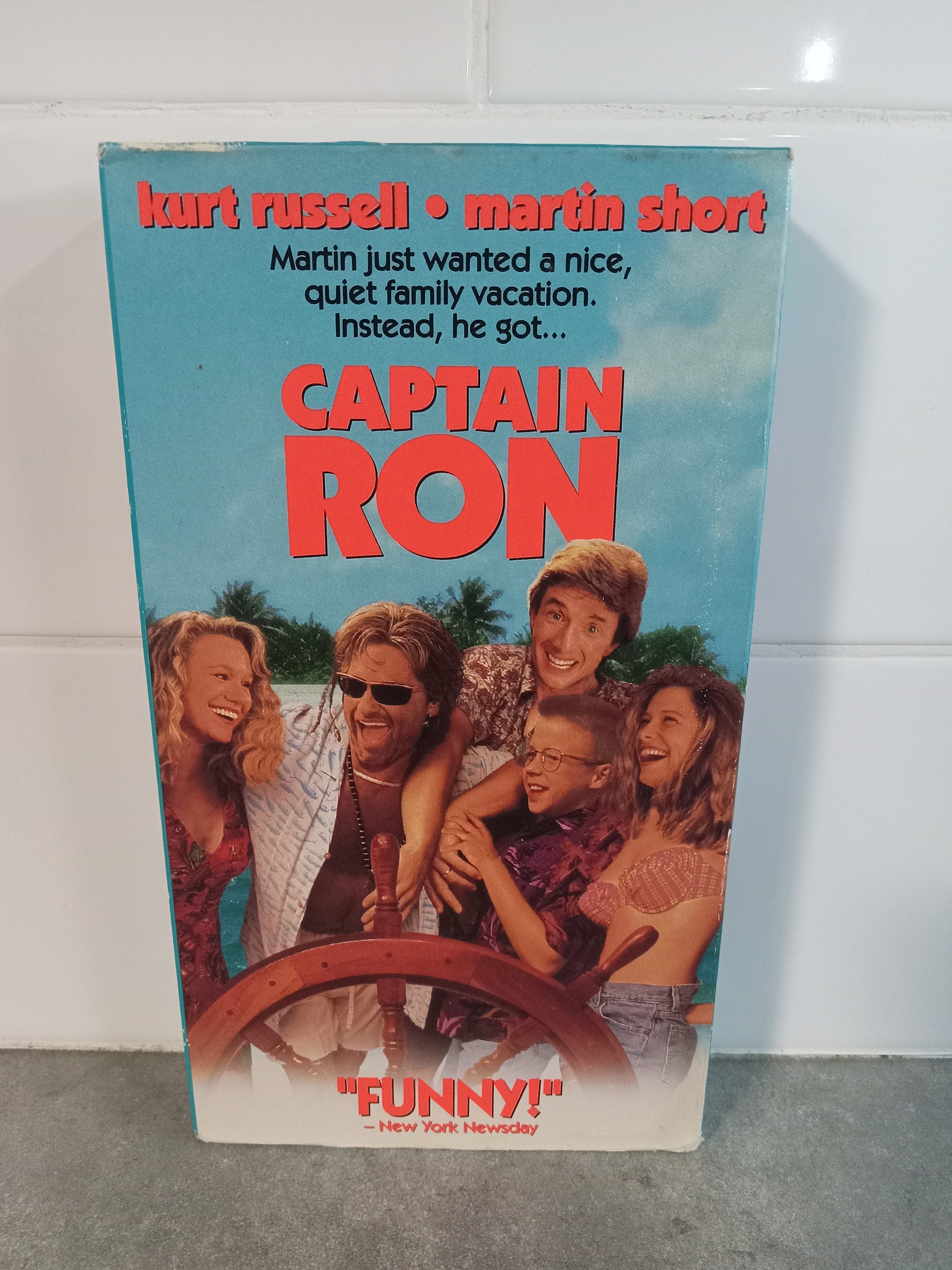 1992 Captain Ron VHS Movie Kurt Russell VHS Movie Collector Unique Gift ...