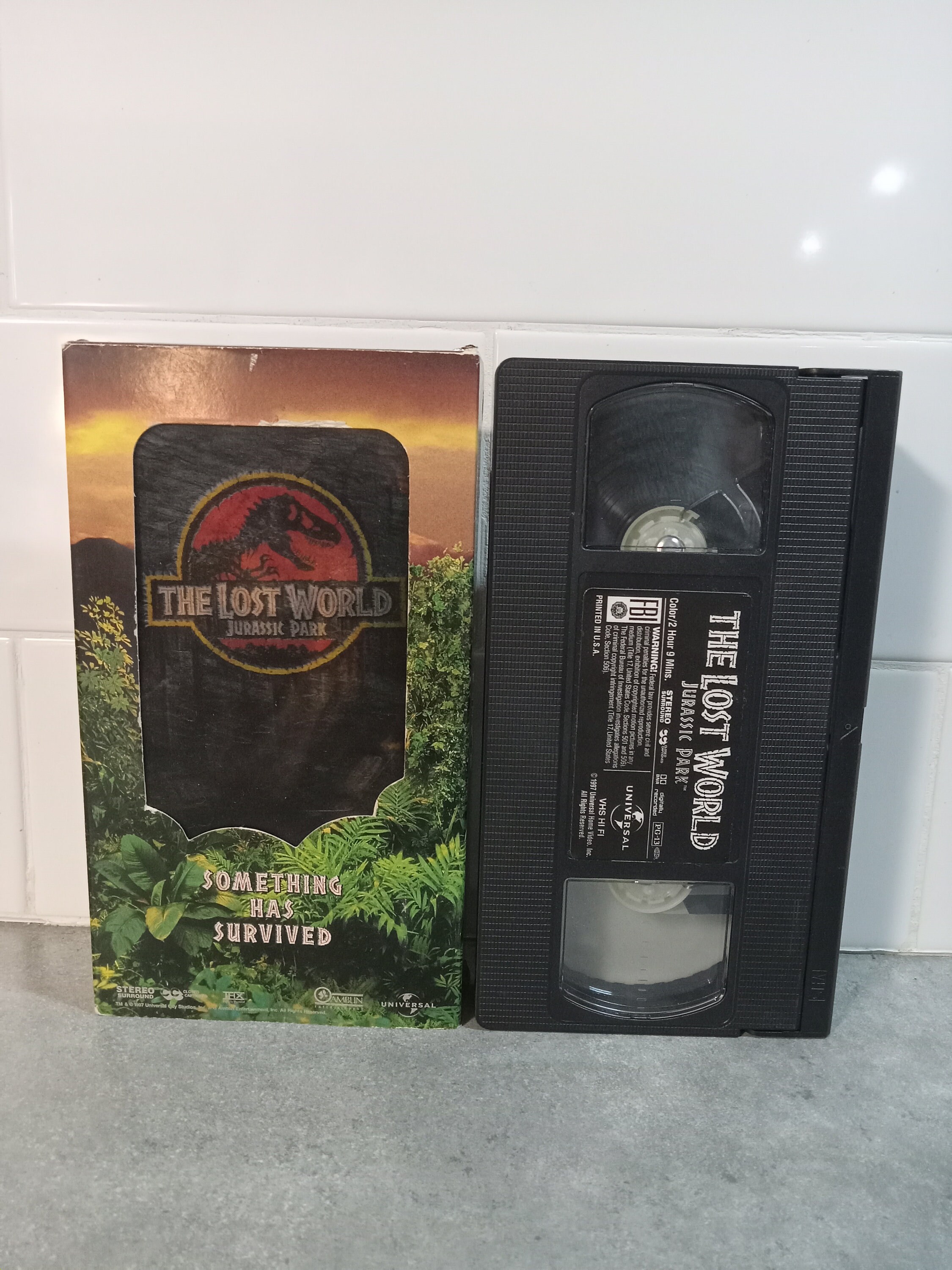 Jurassic Park VHS Trilogy Jurassic Park the Lost World Jurassic Park ...