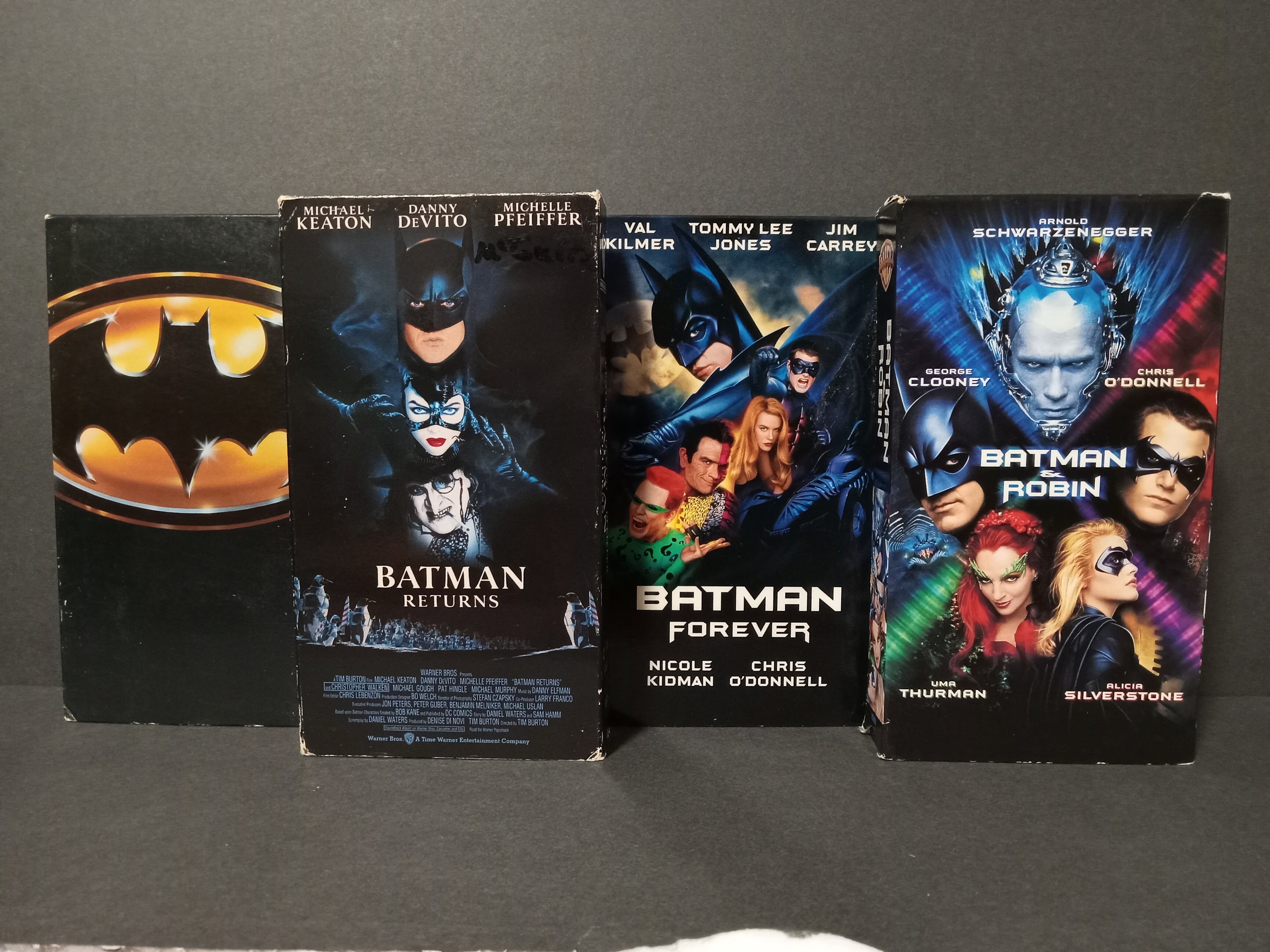 1989/1992/1995/1997 Batman VHS Tapes Batman Batman Returns Batman ...