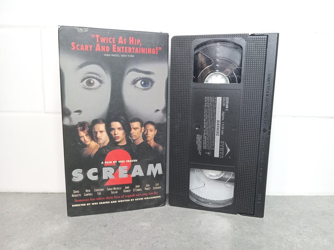 1997 Scream Horror VHS Movie | VHS Movie Collector | Unique Gift Idea ...