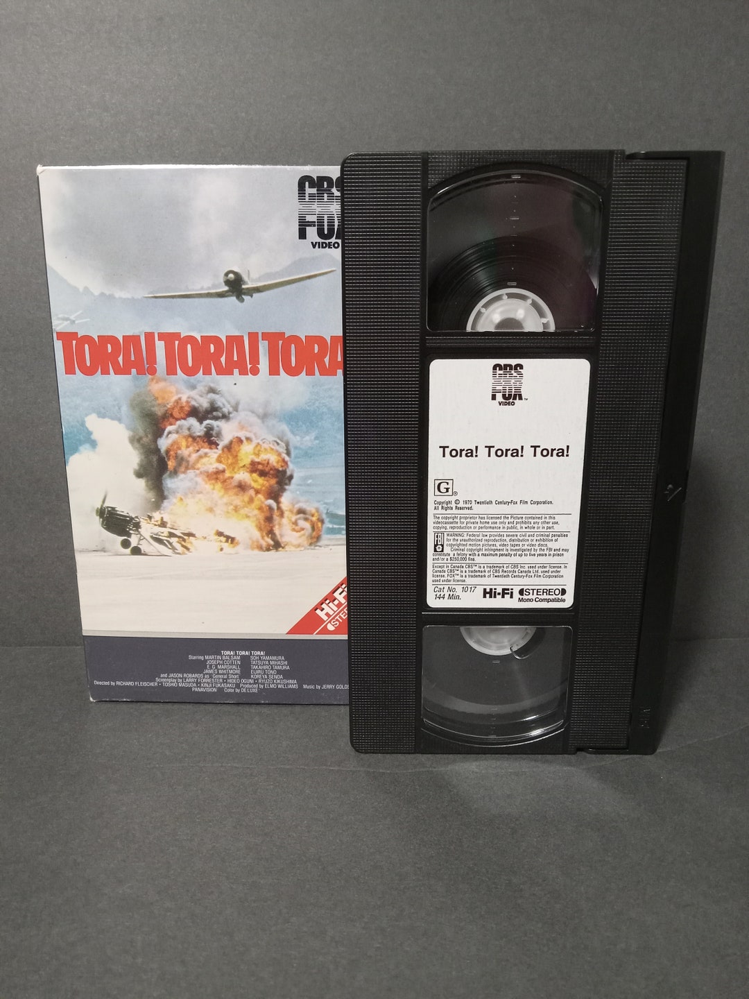 1970 Tora! Tora! Tora! - War/action VHS Tape Nostalgia | VHS Movie ...