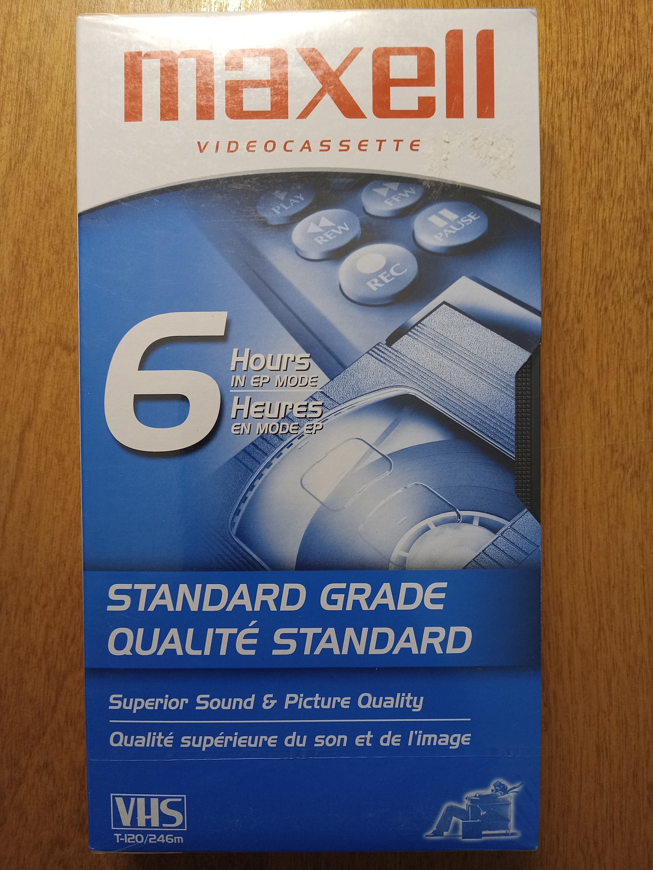 MAXELL 6HRS Standard Grade Blank VHS - Etsy